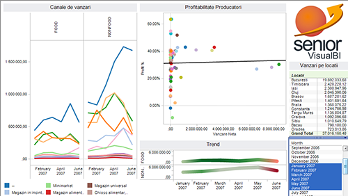 Senior Software ofera solutii ERP, BI, CRM, SFA, WMS, TMS